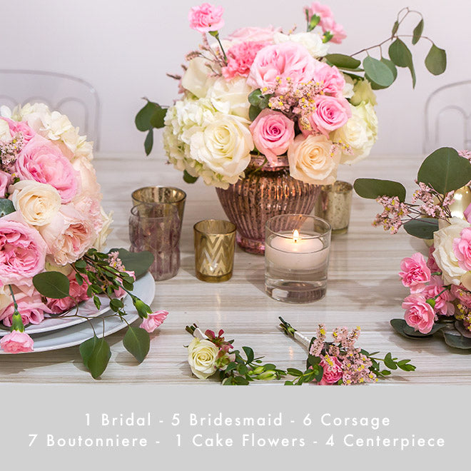 Large Package | Blushing Love – Enjoy Flowers Events